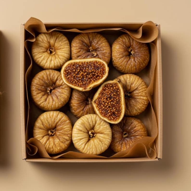 Sun Dried Turkish Figs: Jumbo Size, Natural Vegan Snack (400g/14.11oz/0 ...
