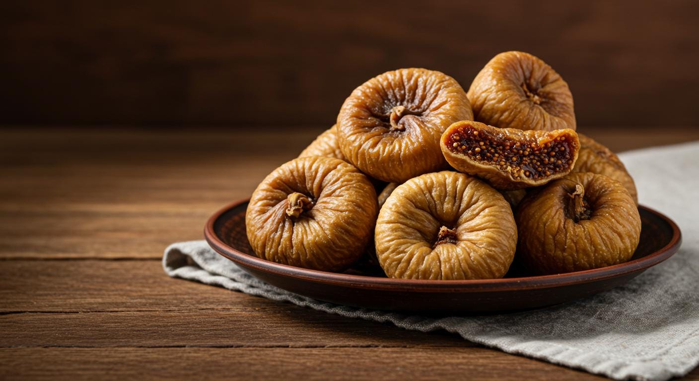 Sun Dried Turkish Figs: Jumbo Size, Natural Vegan Snack (400g/14.11oz/0 ...