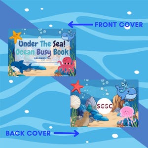 Under the Sea Ocean Busy Book Printable | 90 Pages Toddler Activity ...