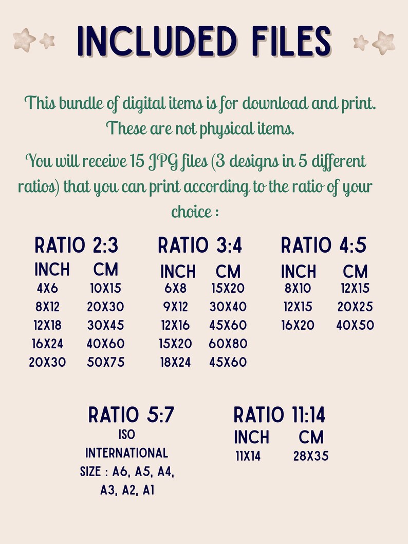 Trilingual Color Learning Poster Set, Digital Download (english ...