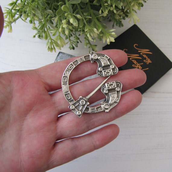 Vintage Rare Silver Celtic Penannular Pin, Henderson … - Gem