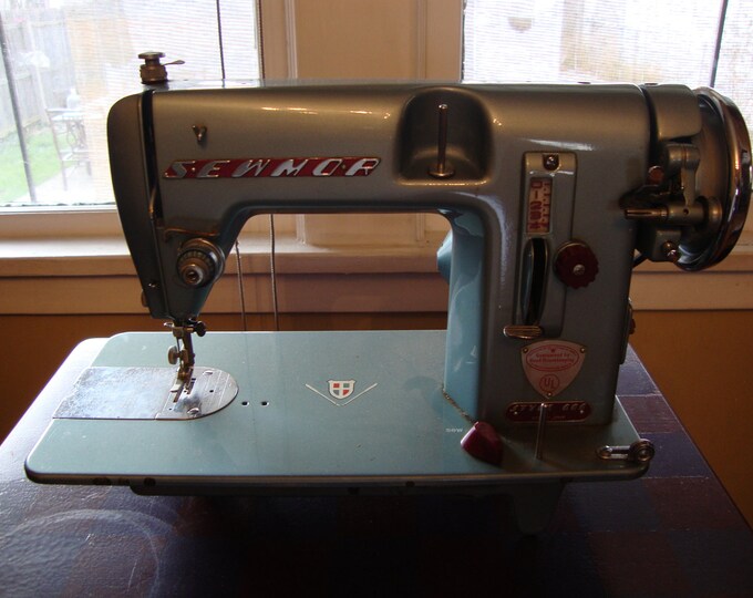 1950's Sewmor Model 606, Sewing Machine, Vintage Sewing Machine, - Etsy