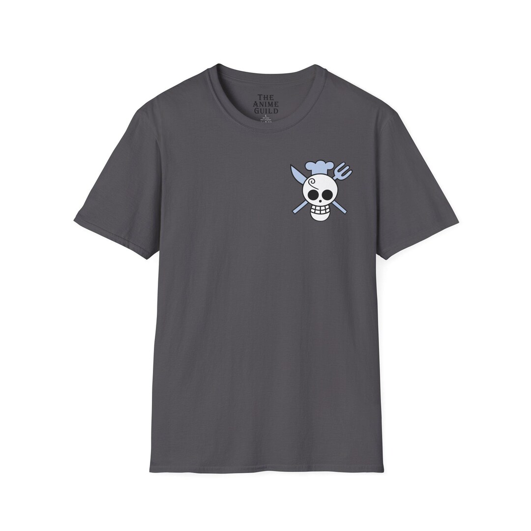 Sanji Pre-timeskip Jolly Roger Front and Back T-shirt - Etsy
