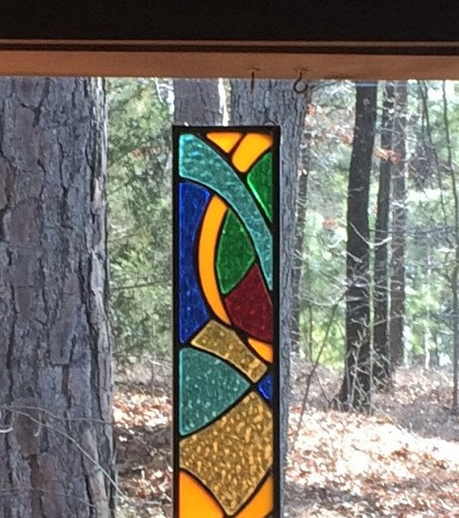 Stained Glass Panel stained Glass Panel Church Window - Etsy