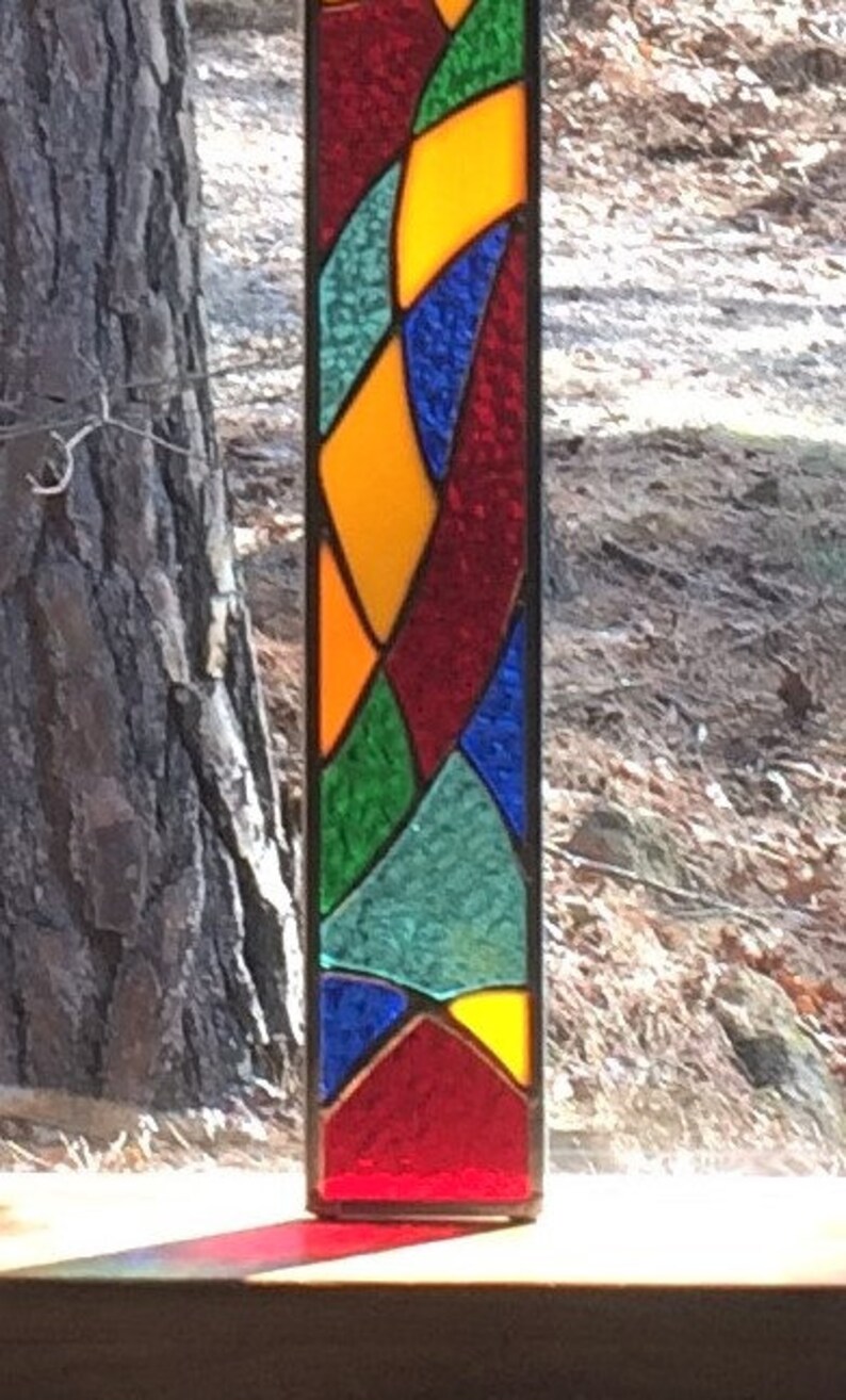 Stained Glass Panel stained Glass Panel Church Window - Etsy