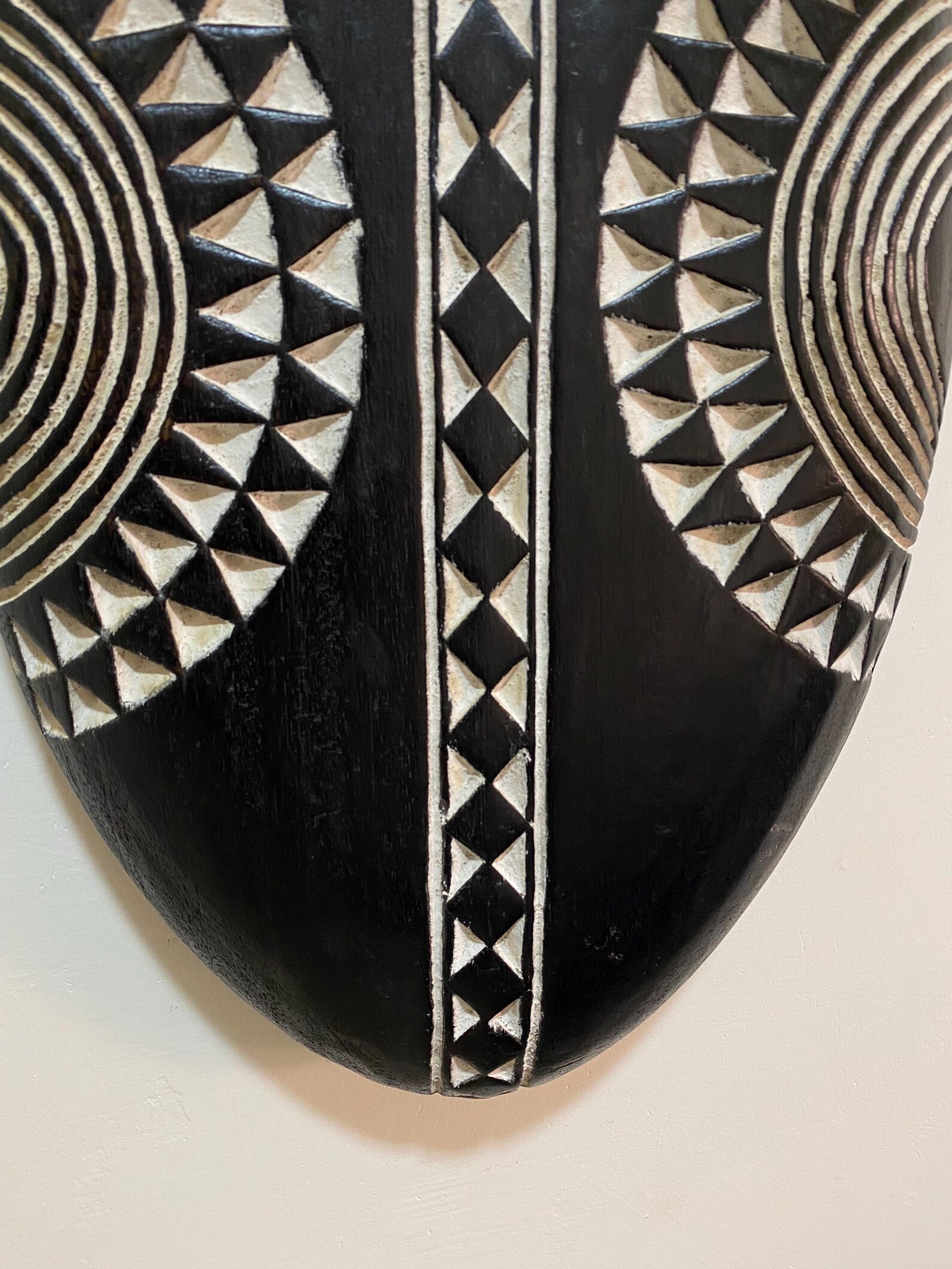 Long Zulu Warrior Shield, Black African Mask Shield - Etsy