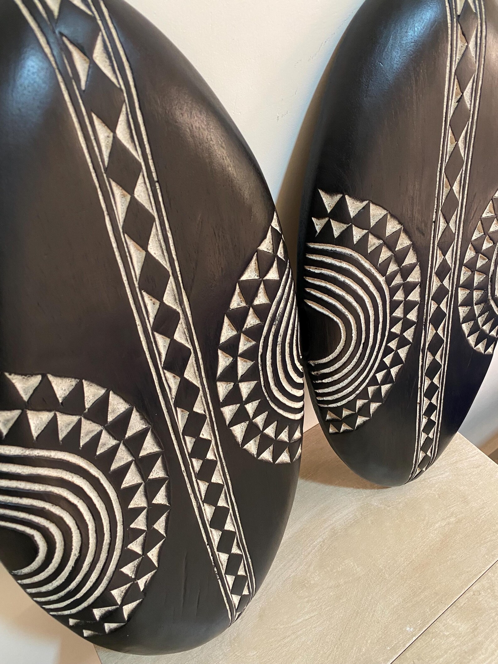 Black African Mask Shield, Long Zulu Warrior Shield, - Etsy