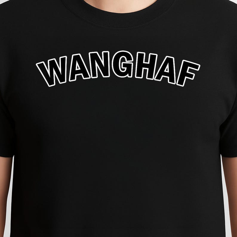 WANGHAF Bold Minimalist Streetwear T-shirt Edgy Graphic Tee for Men ...