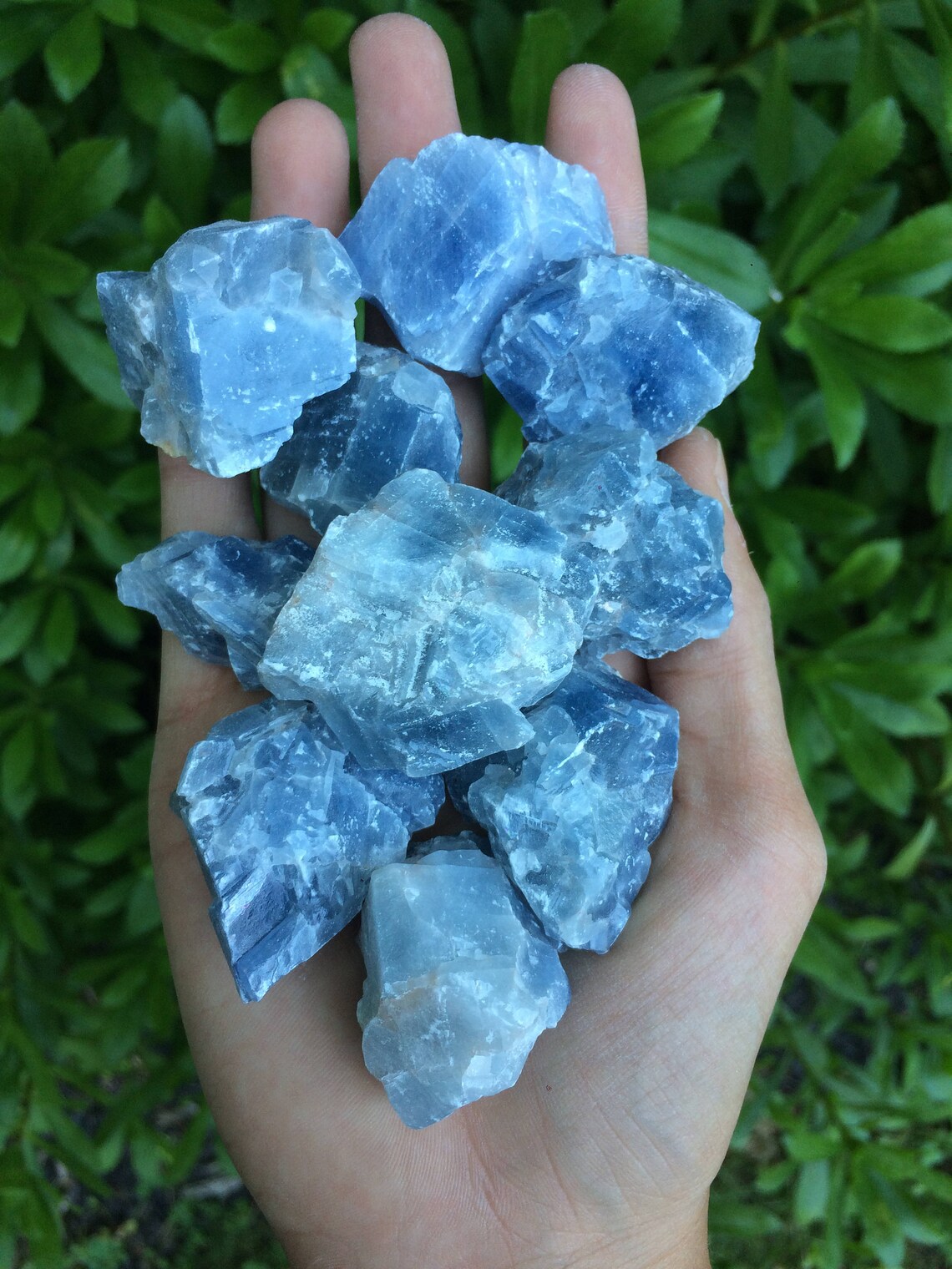 Blue Calcite Crystal | Etsy