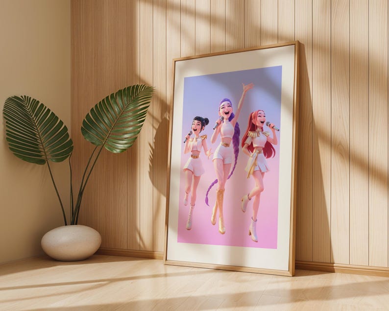 KPOP Demon Hunters Art Print | Huntrix Poster (digital Download) - Etsy ...