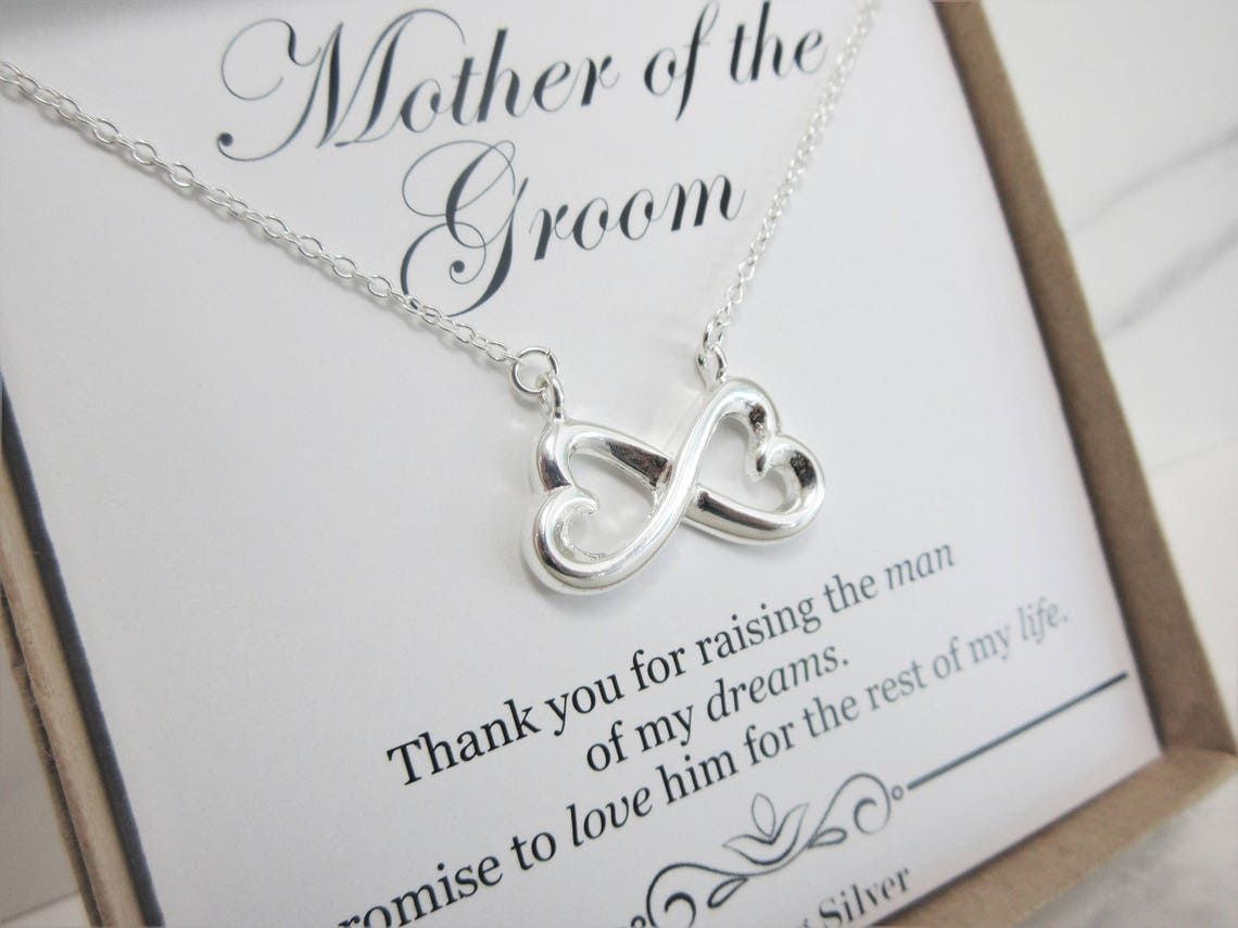 Mother of the Groom Gift From Bride Sterling Silver Infinity - Etsy