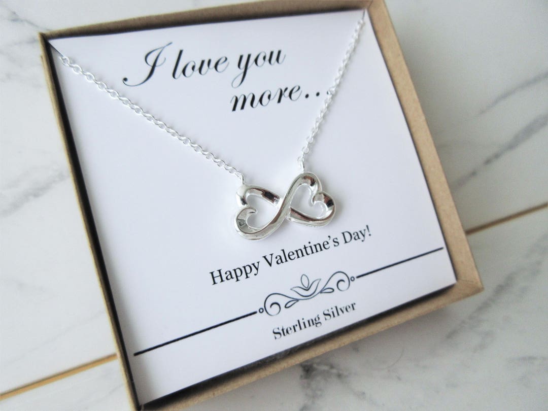 Infinity Heart Pendant, Infinity Jewelry, Valentines Day, Gift for Her ...