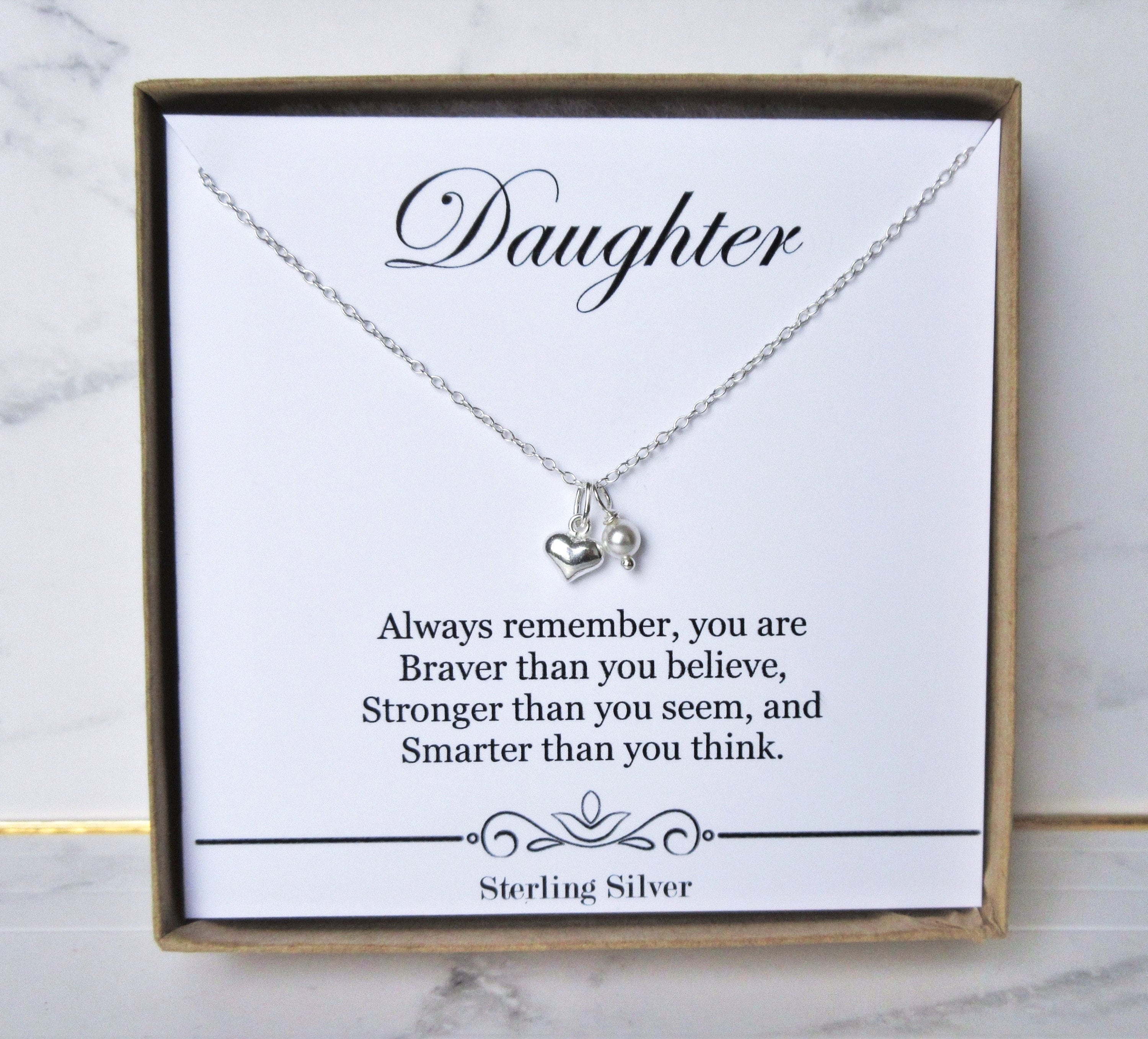 Daughter Necklace Daughter Gift Daughter Wedding Gift | Etsy