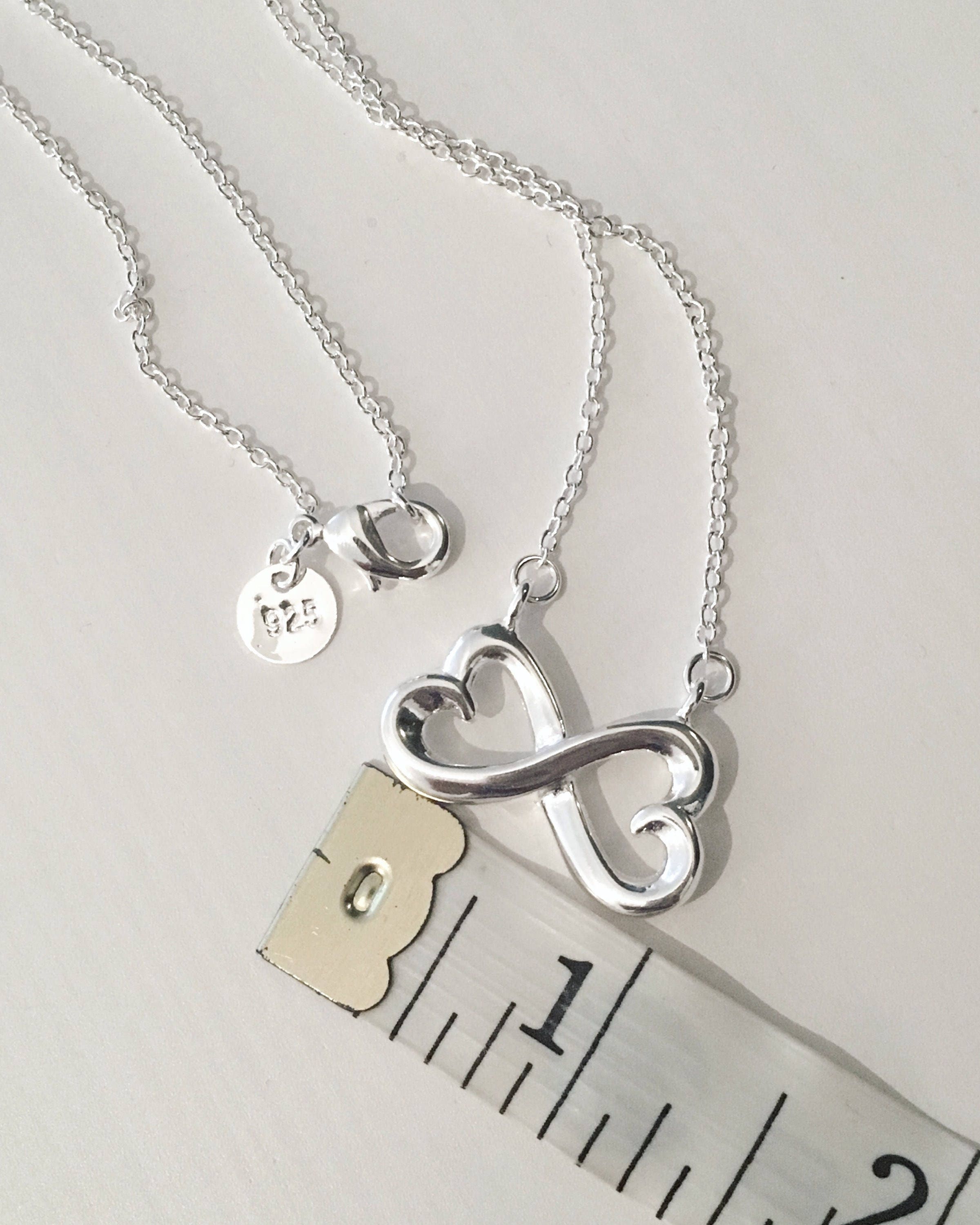 Infinity Heart Pendant Infinity Jewelry Valentines Day Gift | Etsy