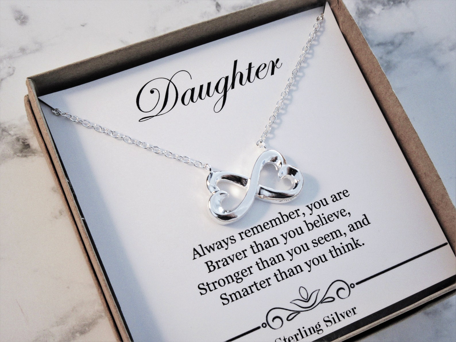 Daughter Necklace Daughter Gift Daughter Wedding Gift - Etsy