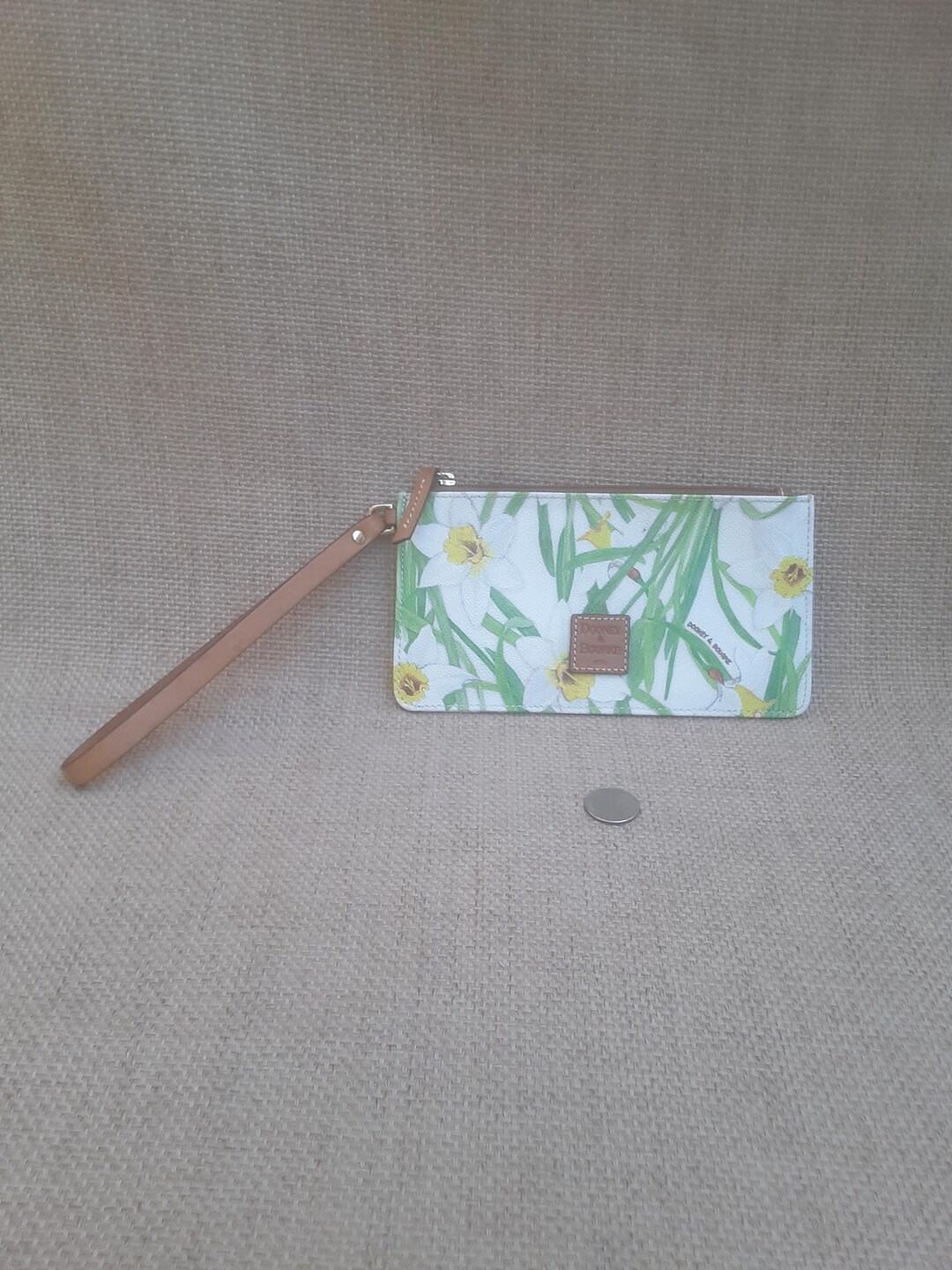 Dooney & Bourke Botanical Collection Floral Wristlet. Unused Condition ...