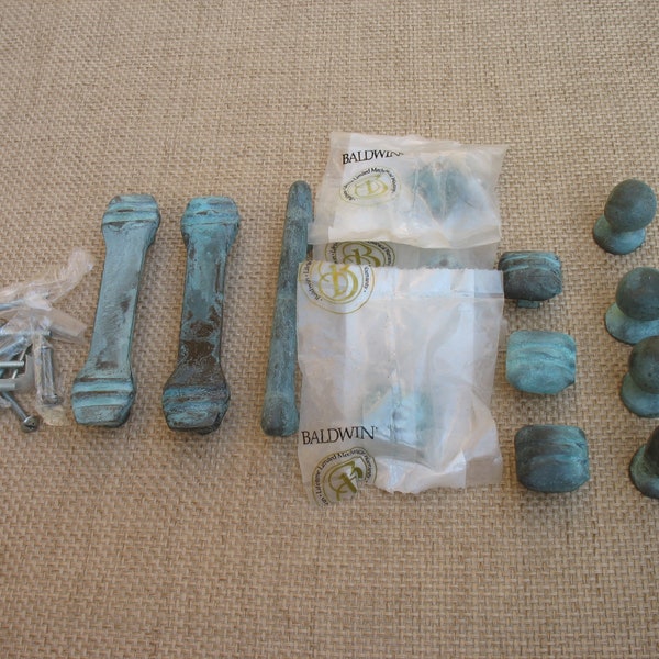 Verdigris Drawer Pulls - Etsy