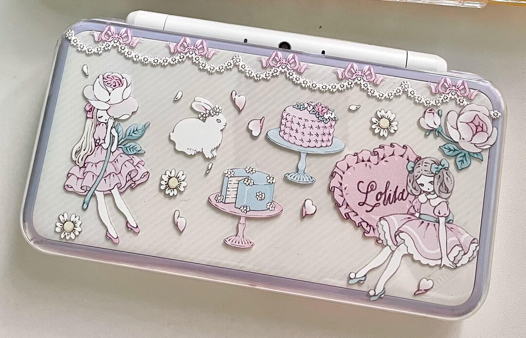 DIY Cute Girl 3ds Nds Case Full Model Series, Cartoon Anime Handmade ...