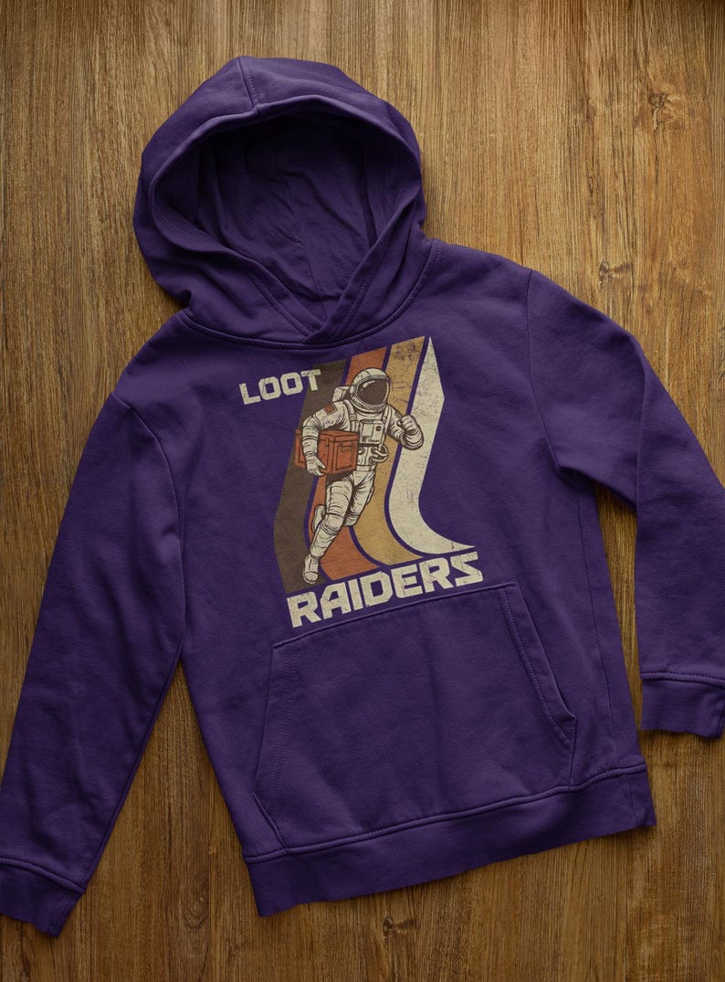 Arc Raiders Hoodie Featuring Loot Raiders Parody - Funny Extraction ...