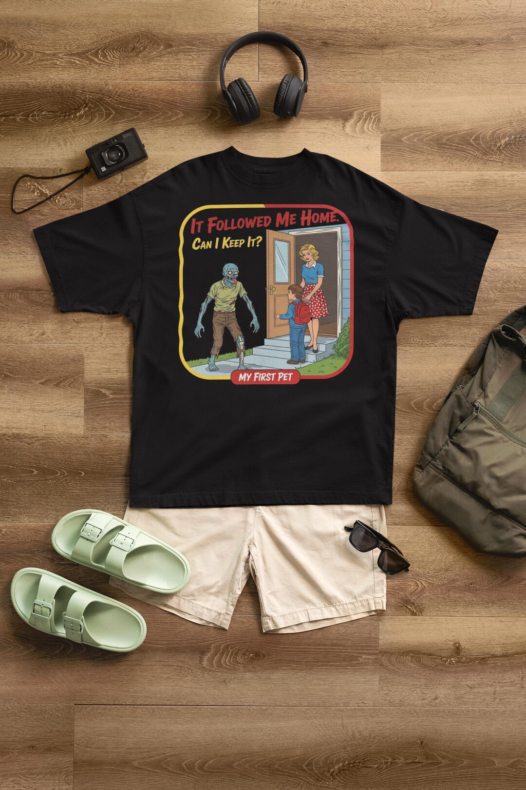 Vintage Horror Sarcastic Shirt | Retro Zombie Graphic 70s Style | Funny ...