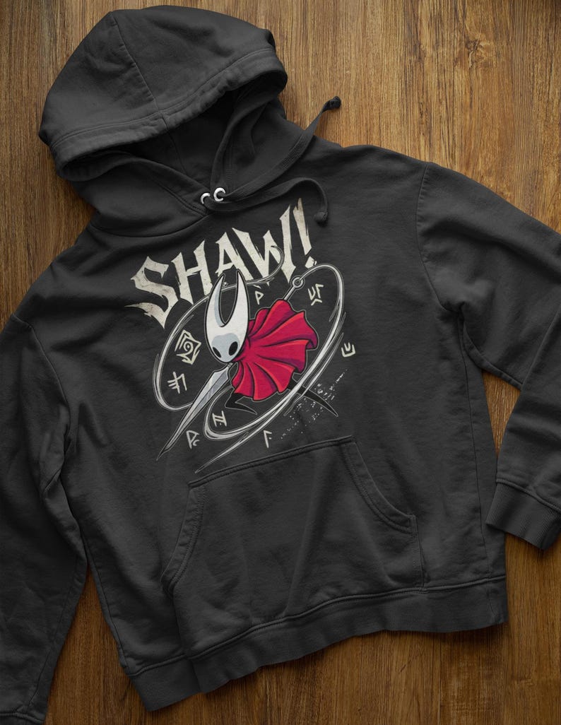 Hollow Knight Hoodie Featuring Silksong Merch Art - Hornet Shaw Gamer ...