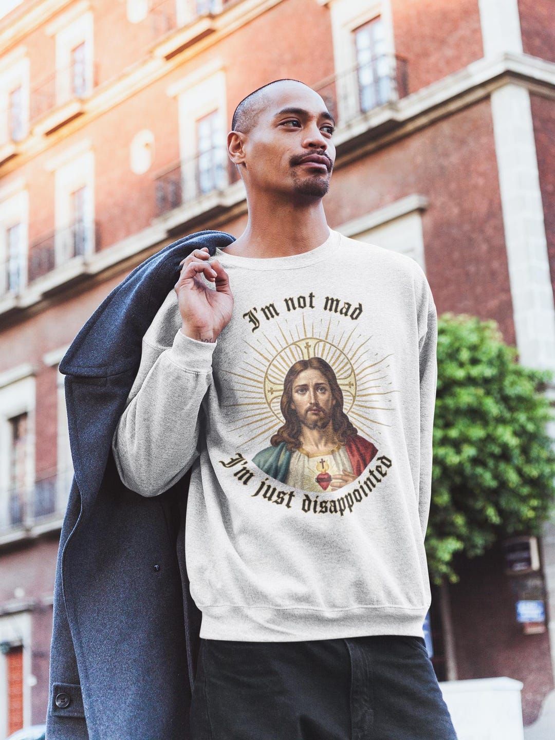 Funny Jesus T-shirt With "i'm Not Mad I'm Just Disappointed" Slogan - Etsy