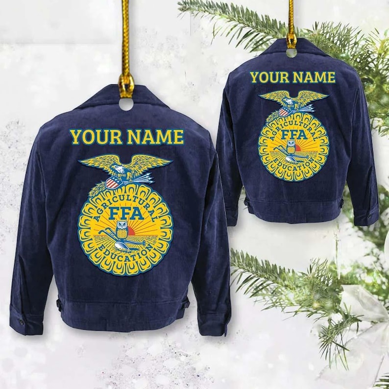 Personalized Farmers Suilt Ornament Future Farmers of America ...
