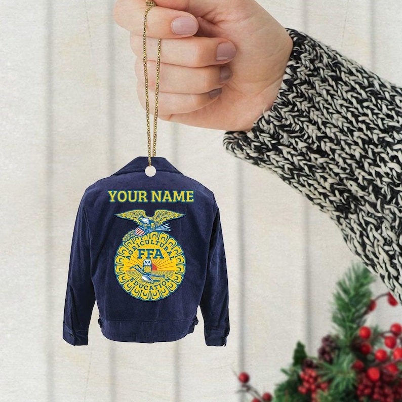 Personalized Farmers Suilt Ornament Future Farmers of America ...