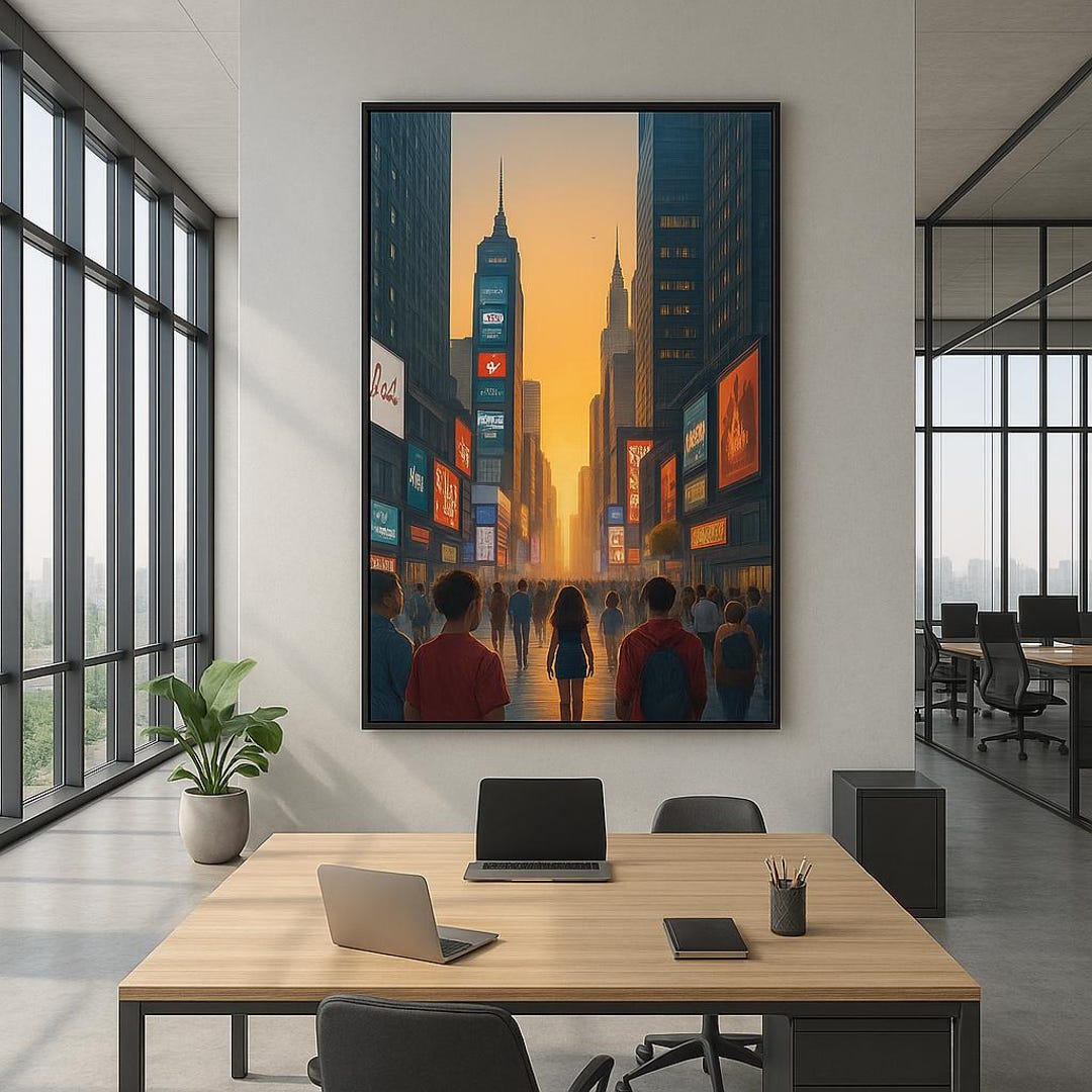 Times Square New York City Print| Times Square Wall Decor NYC Travel ...