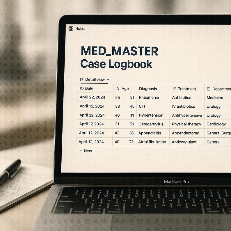 All in One Medical Student Planner Notion Template 2.0 - Etsy