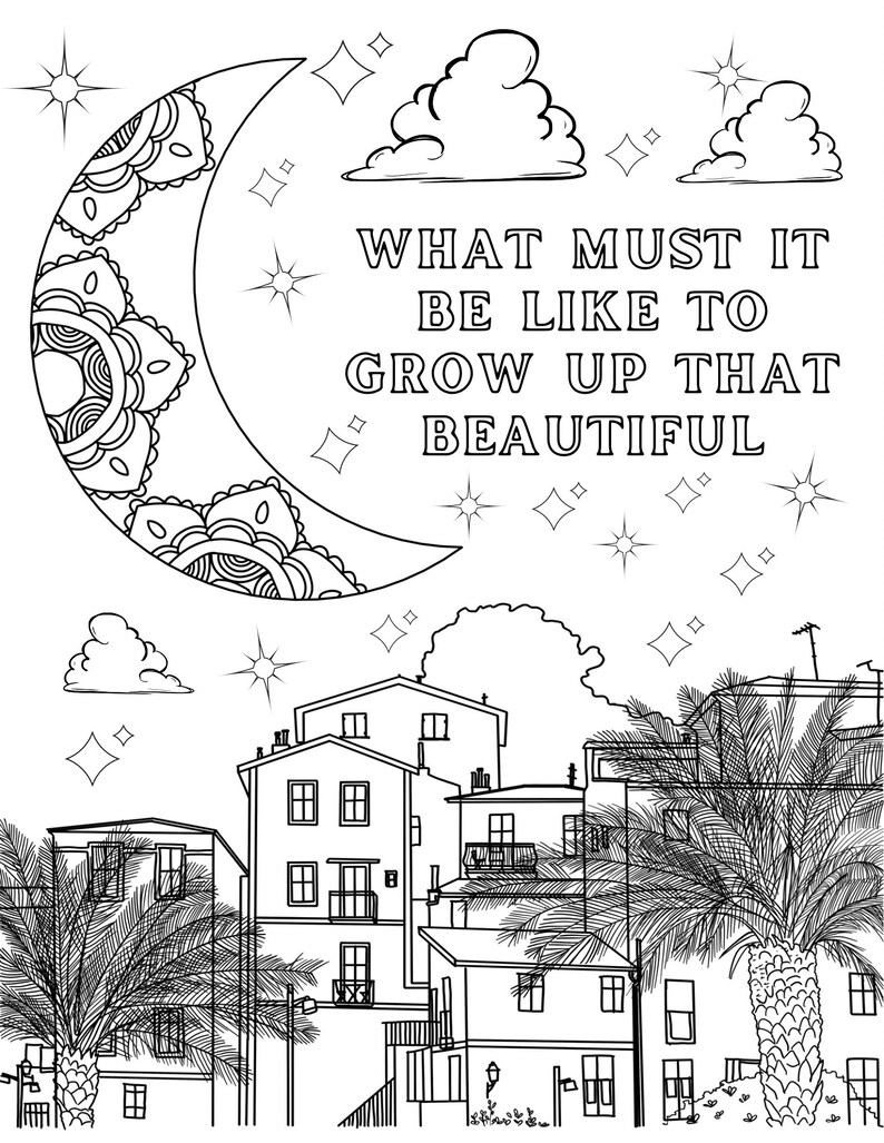 Taylor Swift Evermore Coloring Pages - Etsy