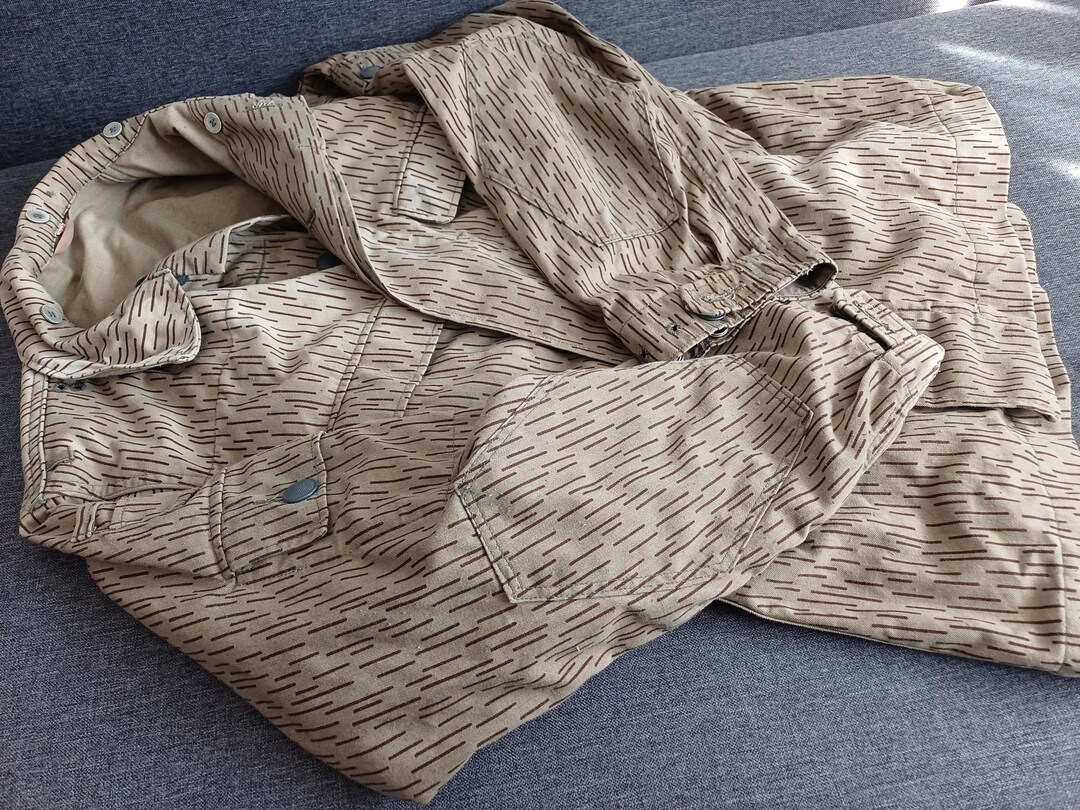 1965 East German 'strichtarn' Jacket - Etsy