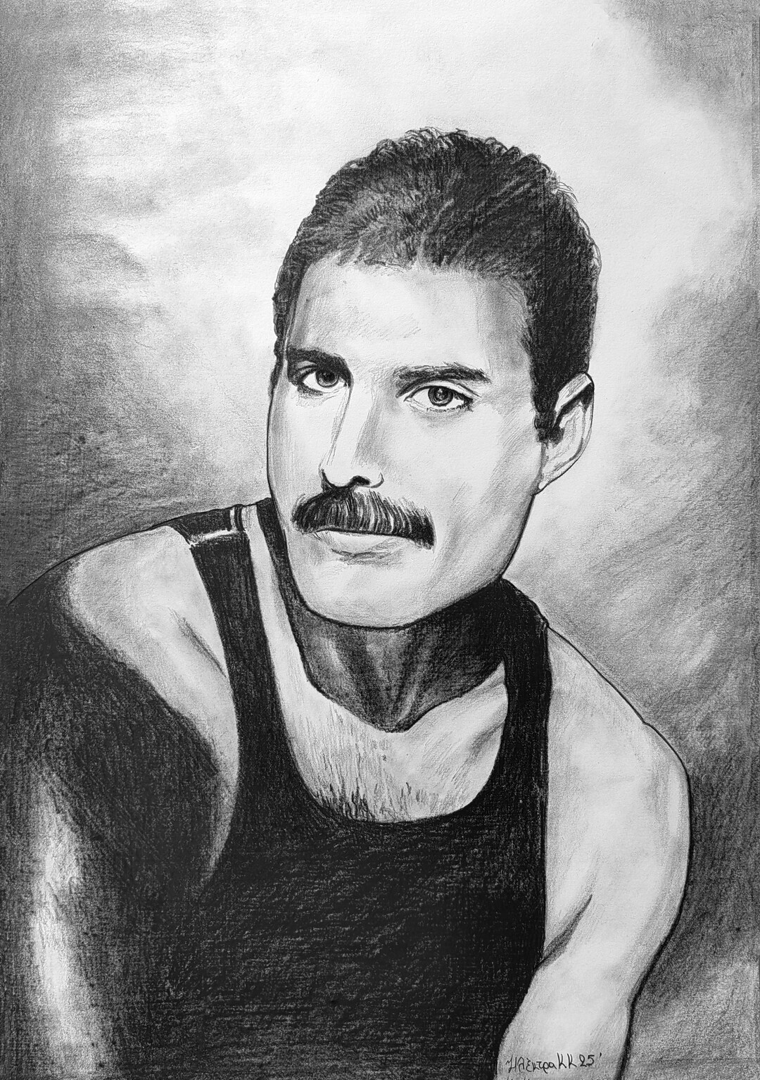 Custom Pencil Portrait – Hand-drawn Physical Art, A4 - Etsy