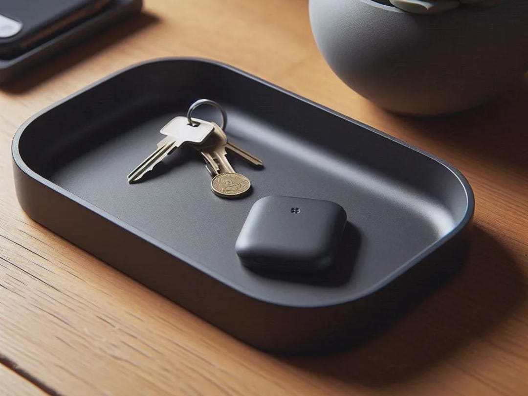 Modern Rectangular Key Tray – Minimalist Desk Catchall Organizer - Etsy