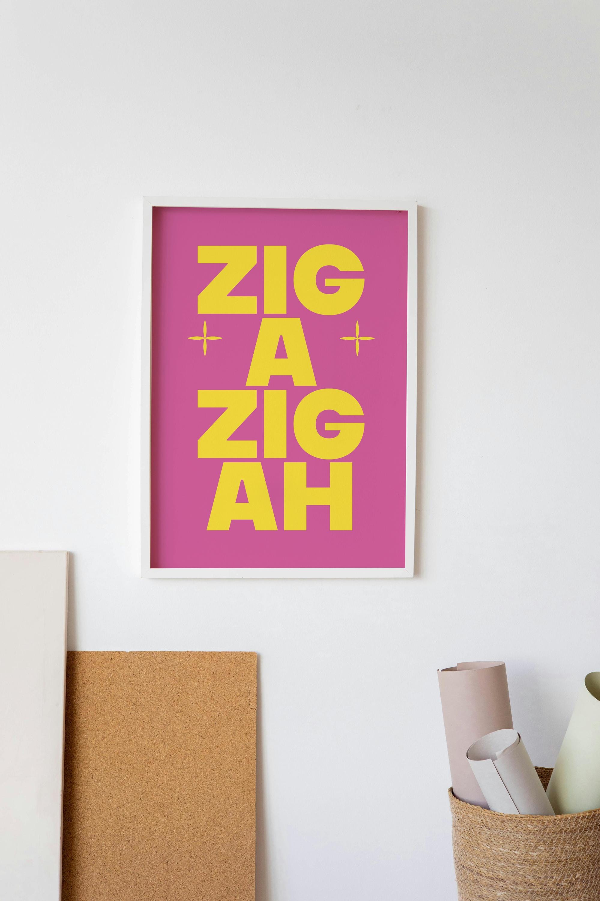 ZIG A ZIG AH - Spice Girls Inspired Digital Print - Etsy