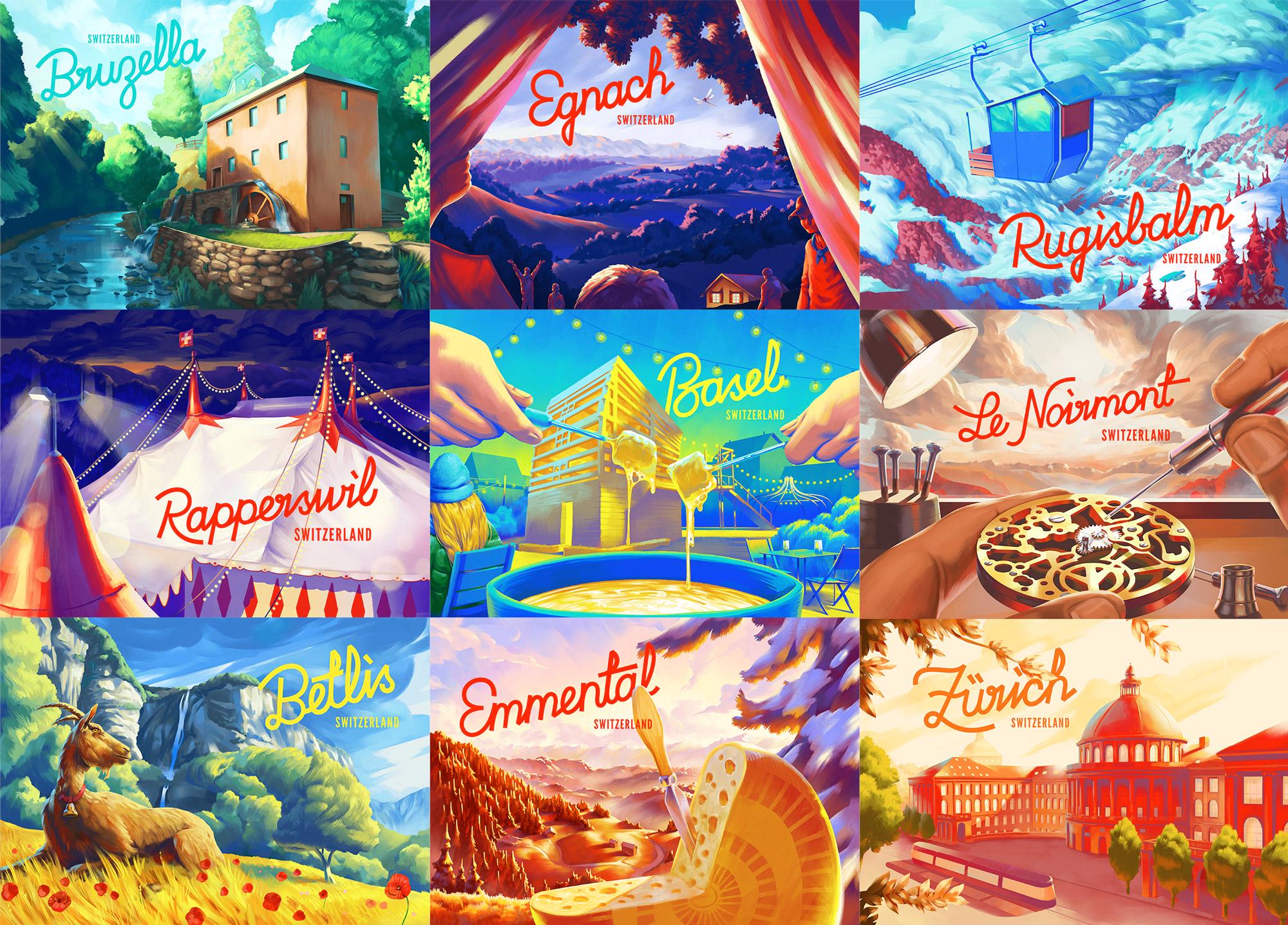 Eurovision Postcard Set (all 37 Countries) - Etsy