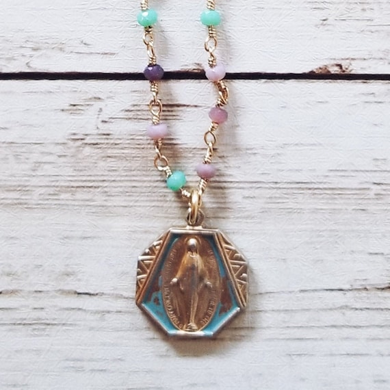 Blessed Virgin Rosary Chain | Etsy