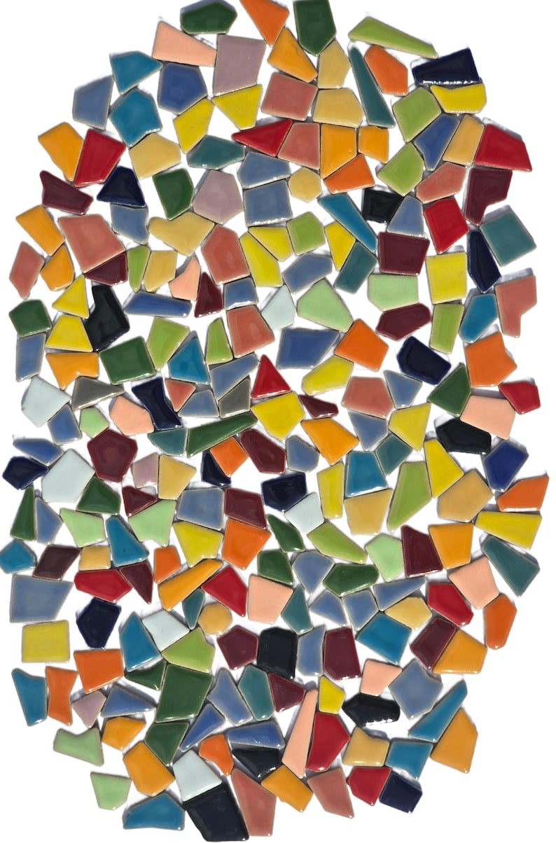 Irregular Ceramic Mosaic Tile Mix in 15 or More Colors - 100g and 200g ...