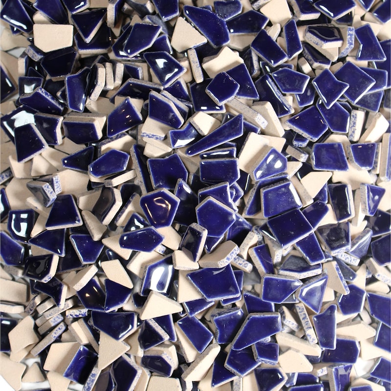 Navy Mosaic Pieces - Etsy