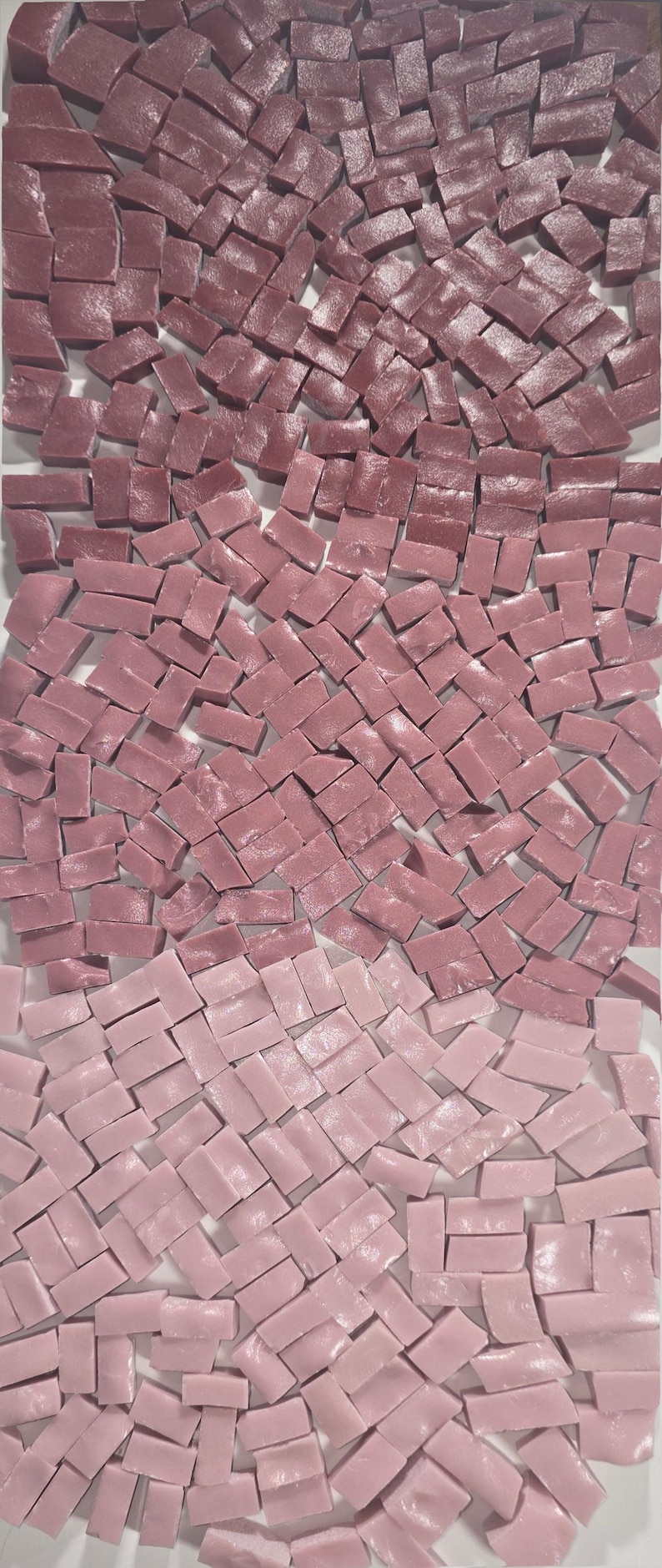 Mauve Smalti Glass Mosaic Tiles – Hand Cut, 3 Shade Mix (200g) - Etsy