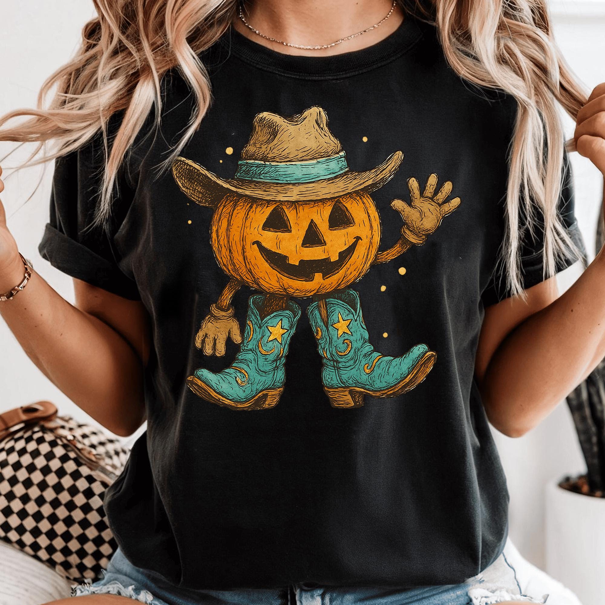 Western Pumpkin Png, Pumpkin Boots Png, Halloween Png, Western Fall Png ...