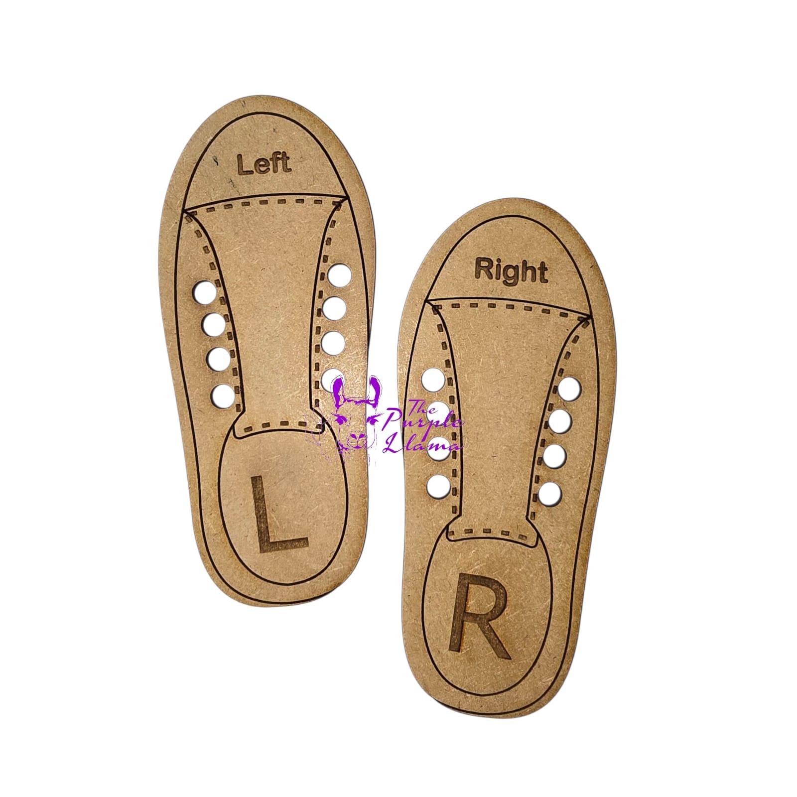 Learn to Tie Shoes Digital File | Shoelace Practice Board Template for ...