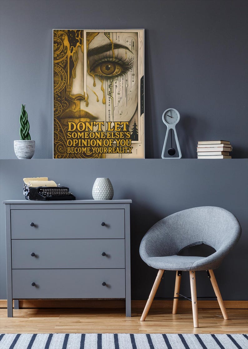 Cyberpunk Posters, Motivational Poster, Office Decor, Futurism, Wall ...