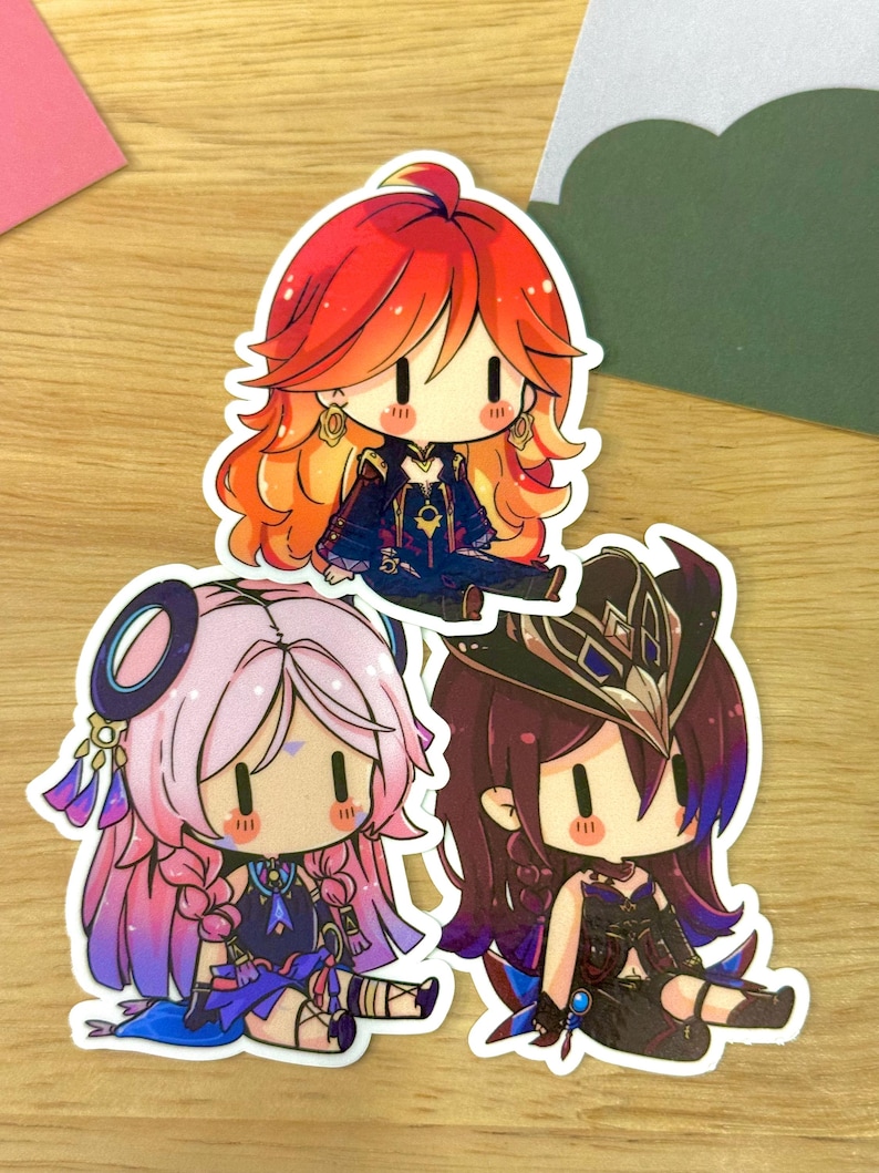 Genshin Impact Natlan Sticker Set: Waterproof Anime Decals - Etsy