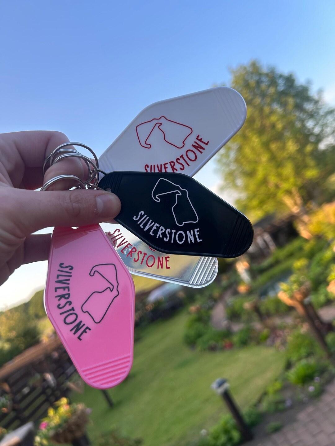 Silverstone Circuit Key Rings | Formula 1 Key Ring | Motel Keyring - Etsy