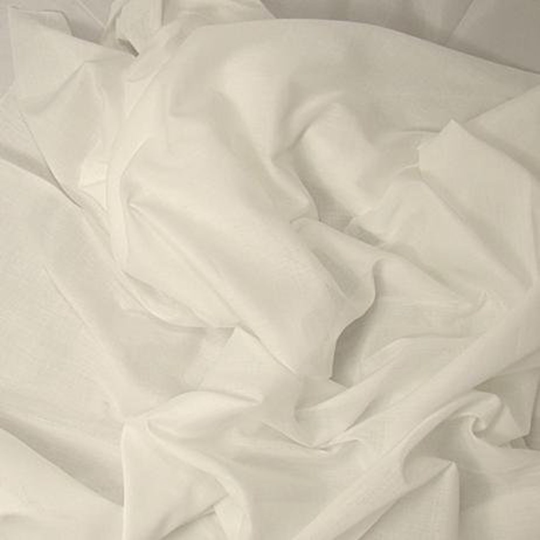 Organic Voile, 58" Wide, 100% Organic Cotton, Natural (undyed) - Etsy