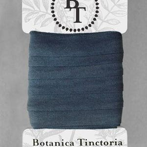 Naturally Dyed 15mm Ribbon-indigo - Etsy