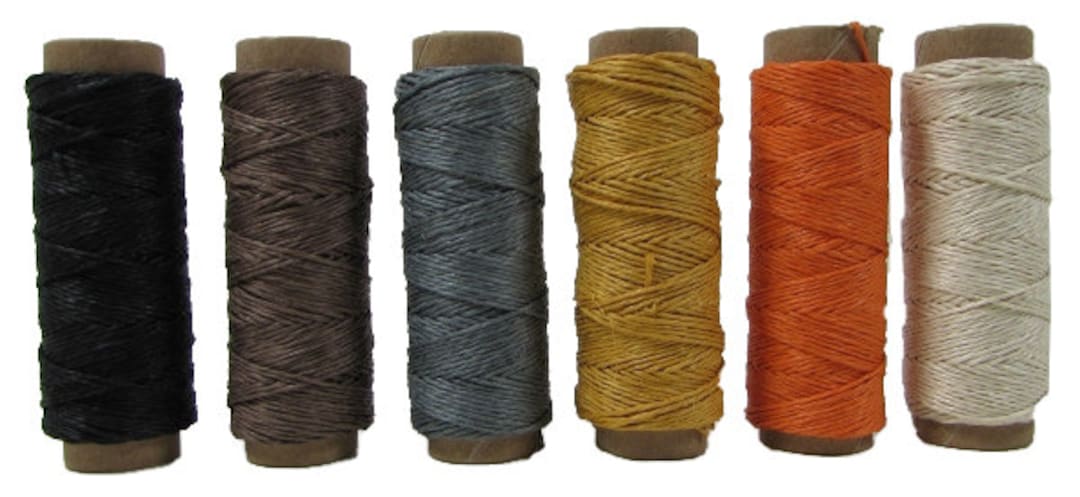Hemp Thread, 6-pack, Sunrise, 2 Ply, 19 Yards/spool, Eco-friendly Dye ...