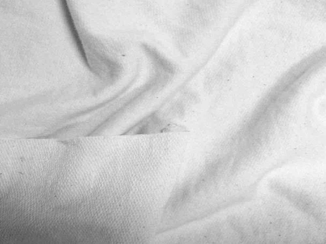 Organic French Terry, 58" Wide, 100% Organic Cotton, White - Etsy