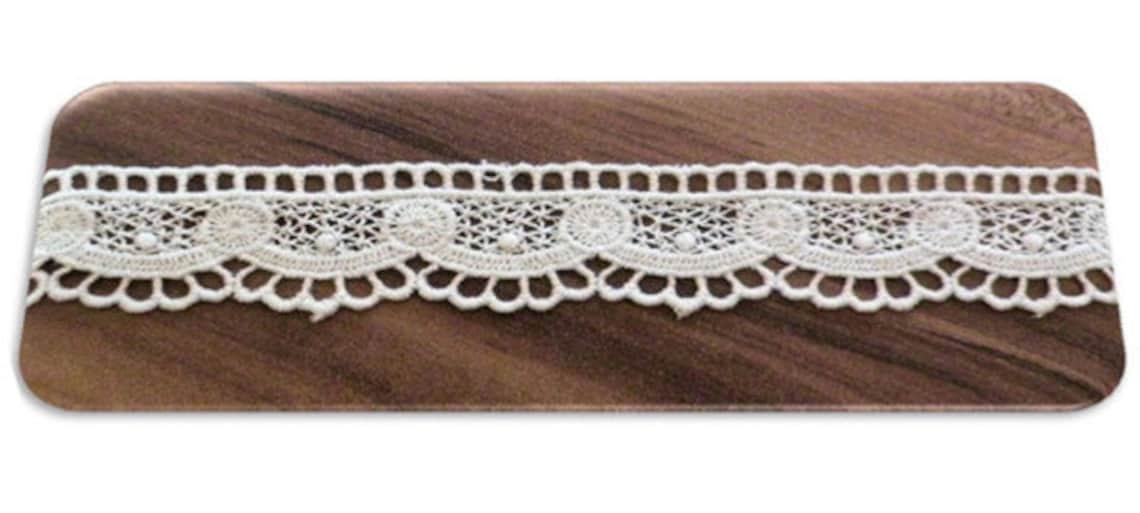 100% Organic Cotton Lace, Natural, Undyed, Sold by the Yard, 30mm - Etsy